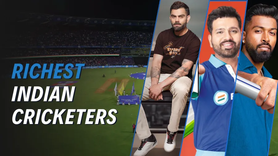 Top 10 Richest Cricketers in India- (2025 Net Worth)